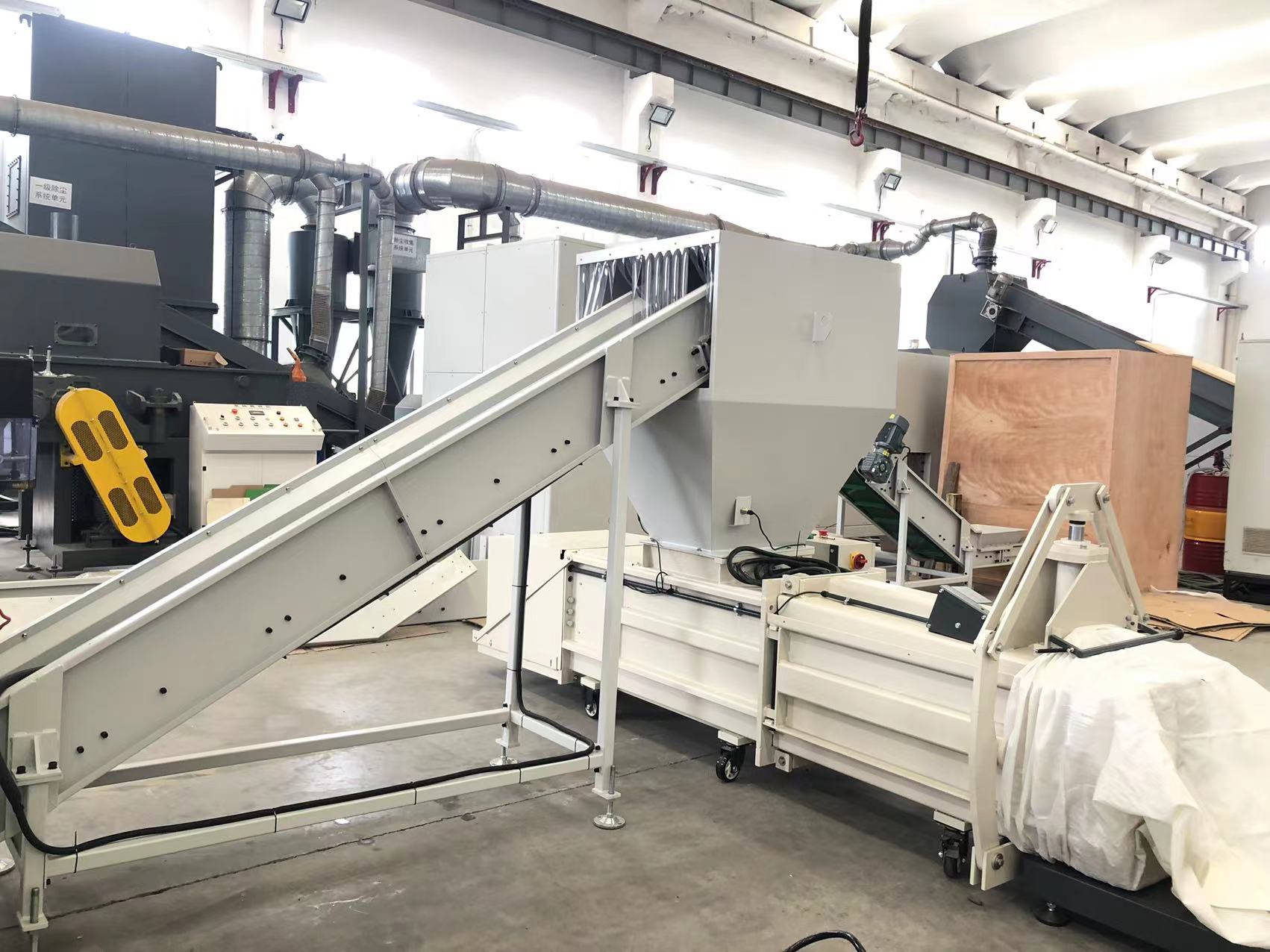 Heavy Duty Strip Cut Paper Shredding And Baling Machine - Buy ...