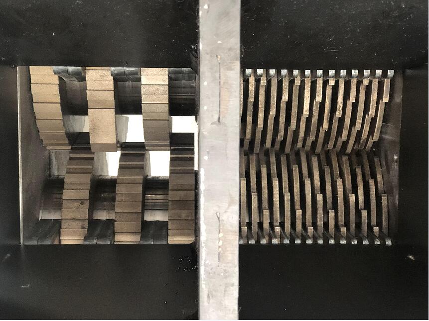 Two shaft shredding High Security Hard Drive and SSD Combo Shredder ...